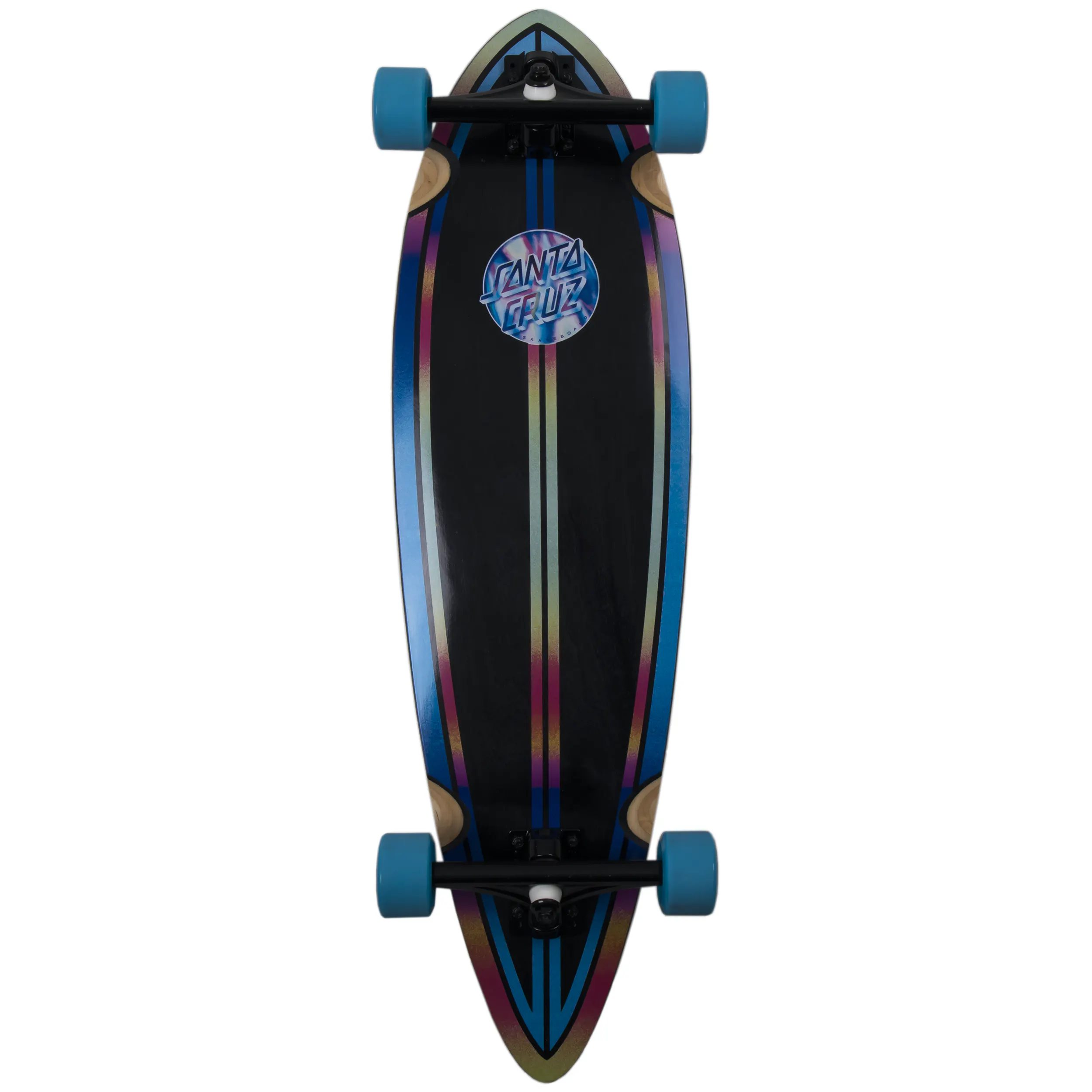 Santa Cruz Iridescent Dot Pintail Complete Cruiser Skateboard - Multi ...