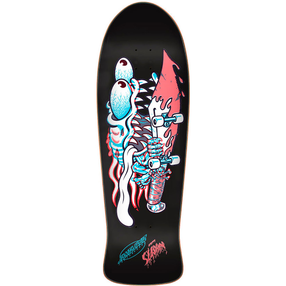 Santa Cruz Reissue Slasher Decoder Skateboard Deck - Multi 10.1" | SkateHut