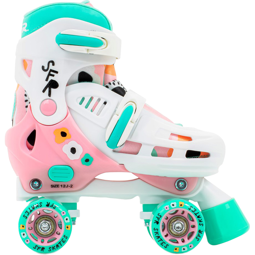 SFR Storm V Adjustable Roller Skates - Flower | SkateHut