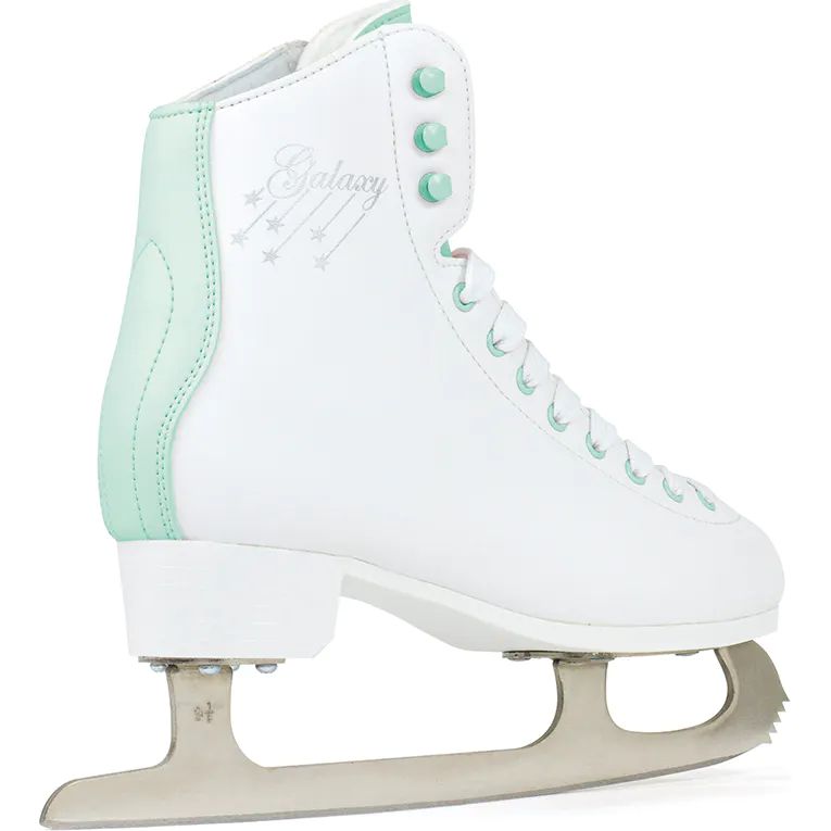 SFR Galaxy Cosmo Ice Figure Skates - White/Green | SkateHut