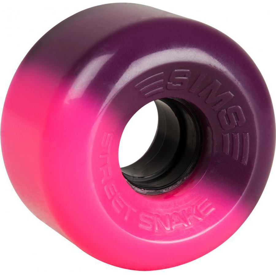 Sims Street Snakes 2 Tone 62mm Quad Roller Skate Wheels - Pink/Purple | SkateHut