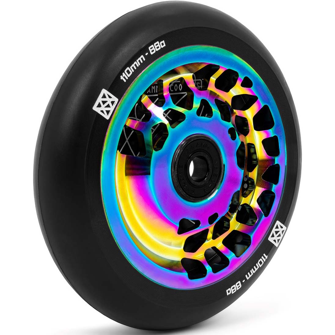 Slamm Split Core 110mm Scooter Wheel - Neochrome | SkateHut