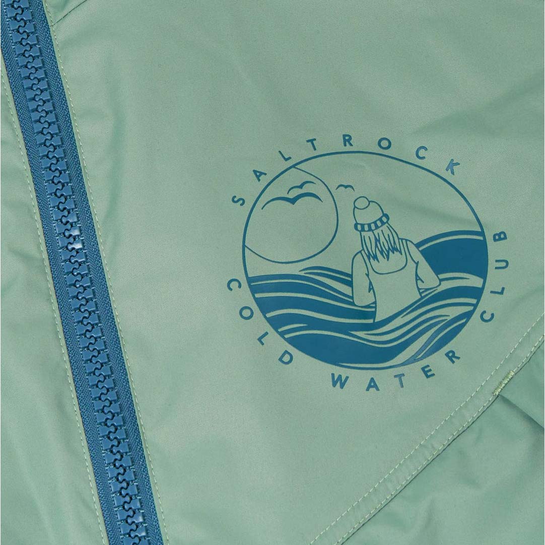 Saltrock Recycled Four Seasons Waterproof Changing Robe - Light Green ...