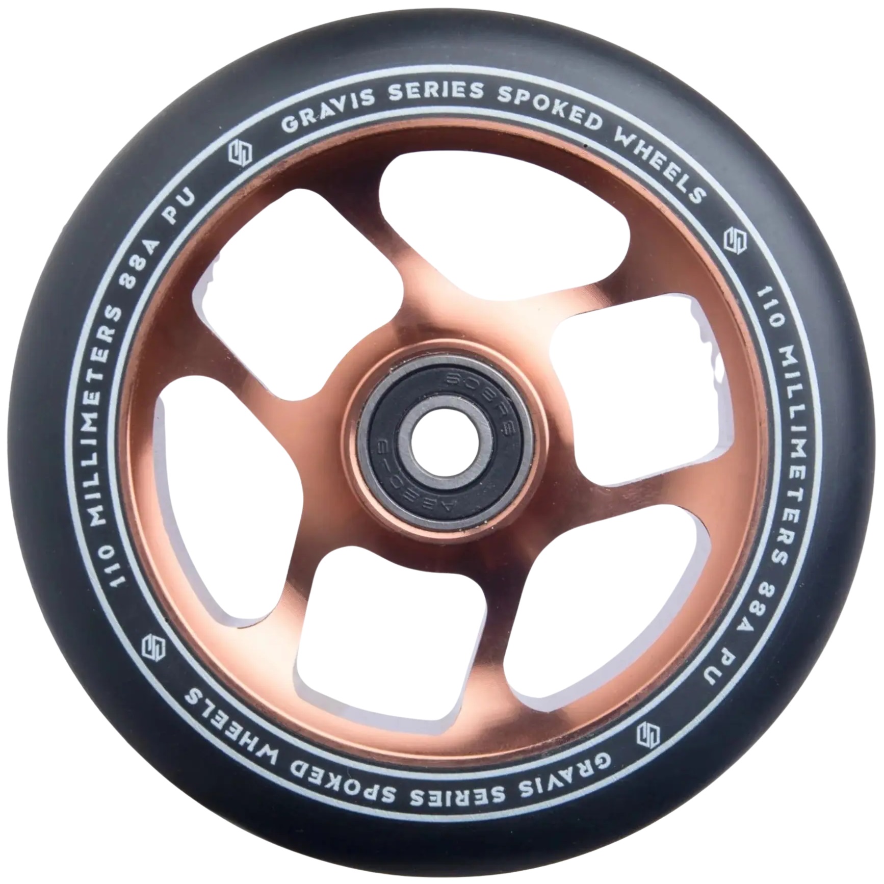 Striker Gravis Spoked 110mm Scooter Wheel - Rose Gold | SkateHut