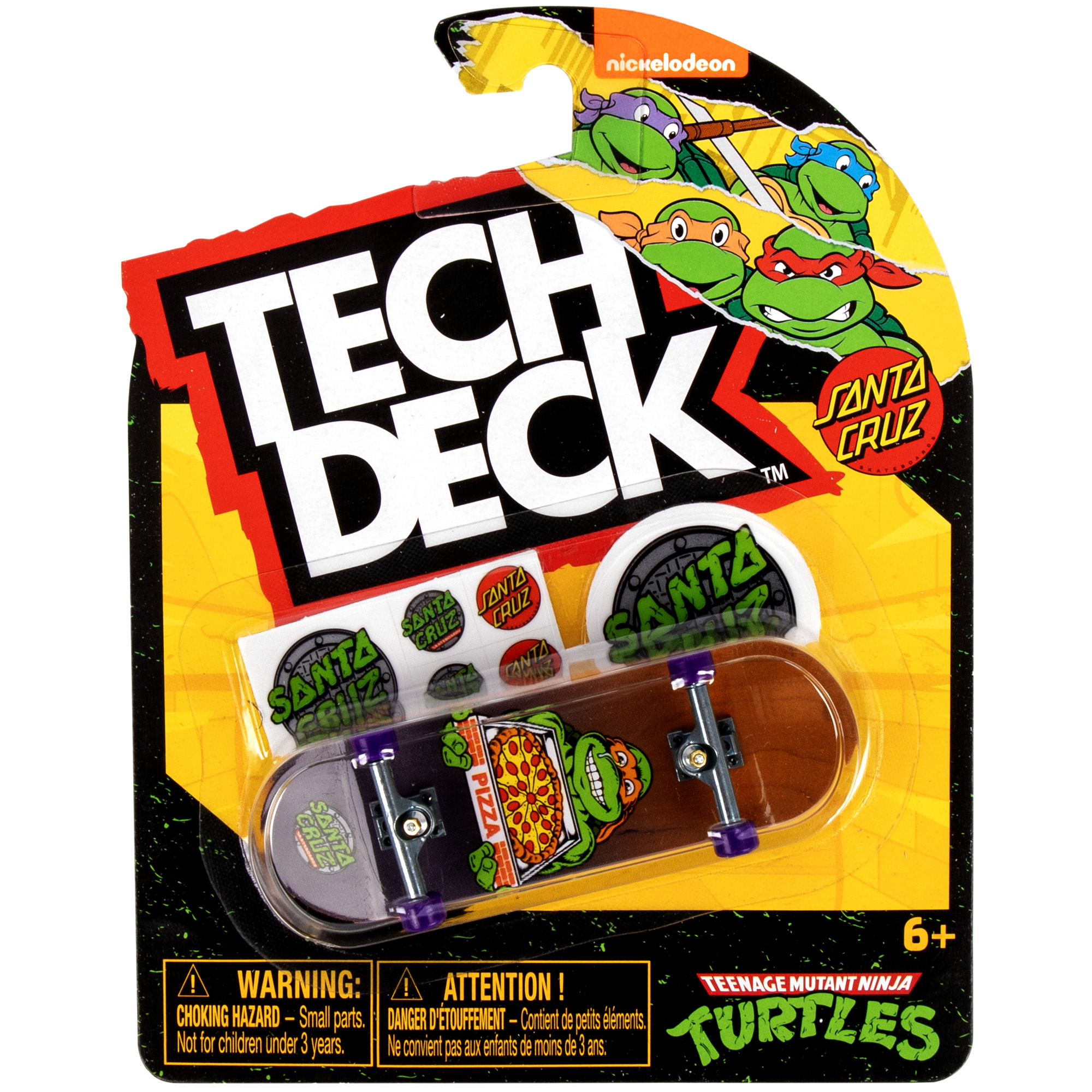Tech Deck Santa Cruz x TMNT Fingerboard - Random | SkateHut
