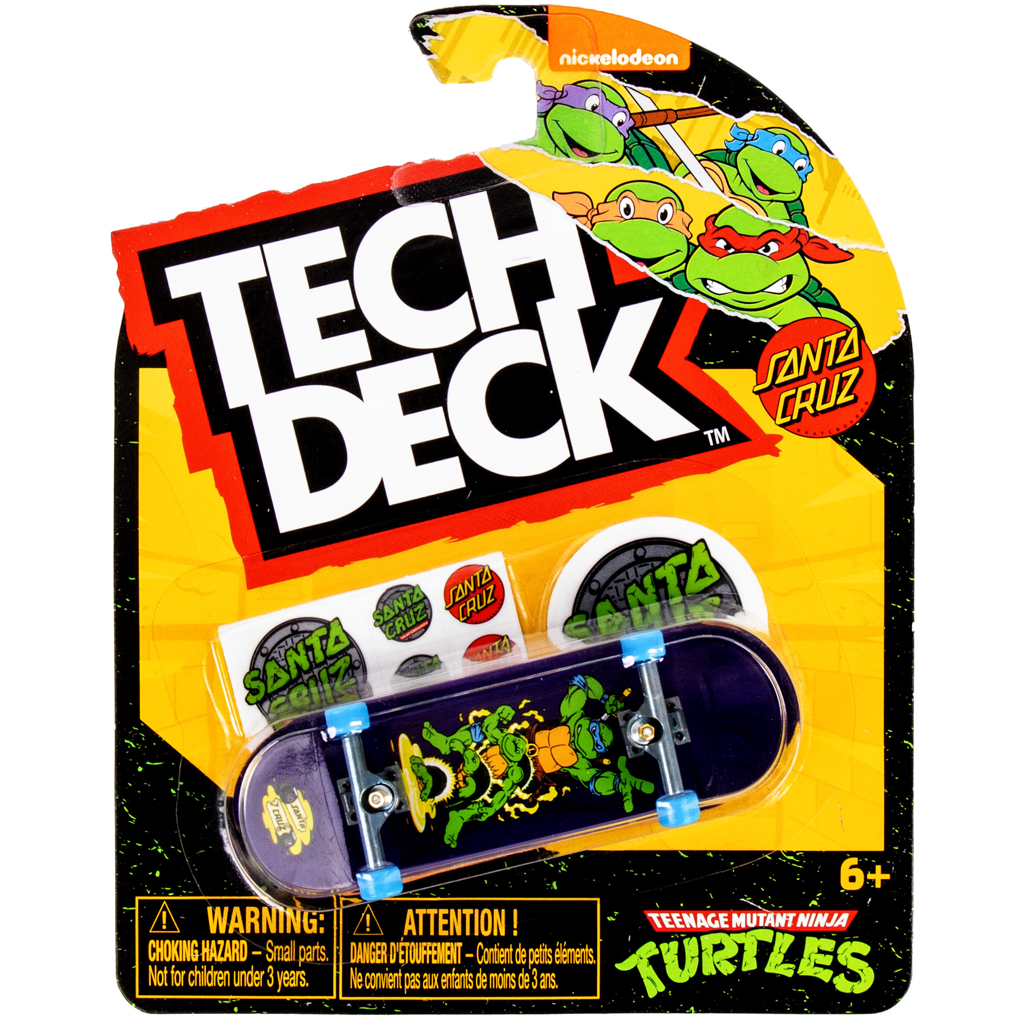 Tech Deck Santa Cruz x TMNT Fingerboard - Random | SkateHut