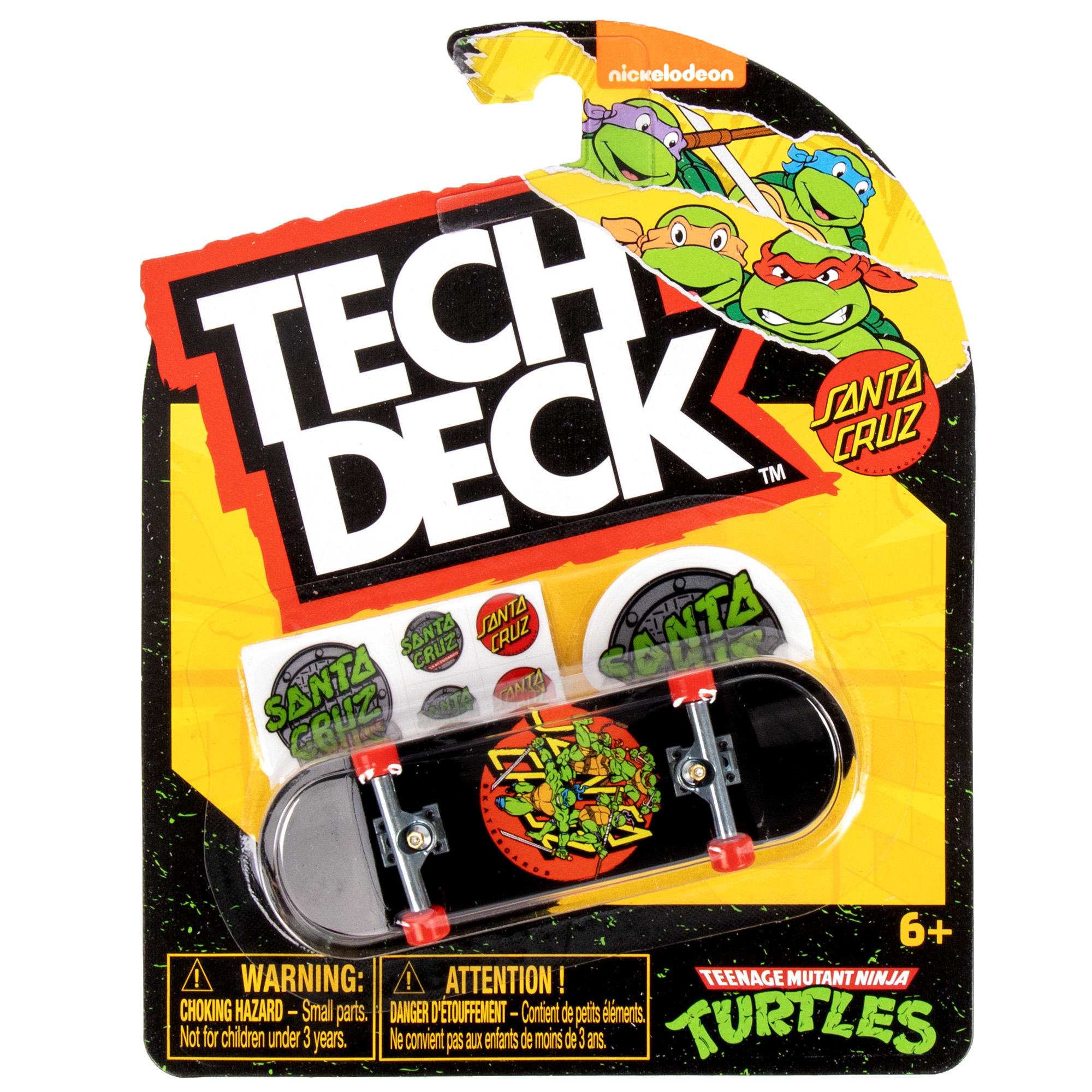 Tech Deck Santa Cruz x TMNT Fingerboard - Random | SkateHut