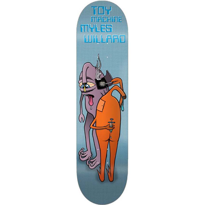 Toy Machine Willard Brain Chip Skateboard Deck - 8" | SkateHut