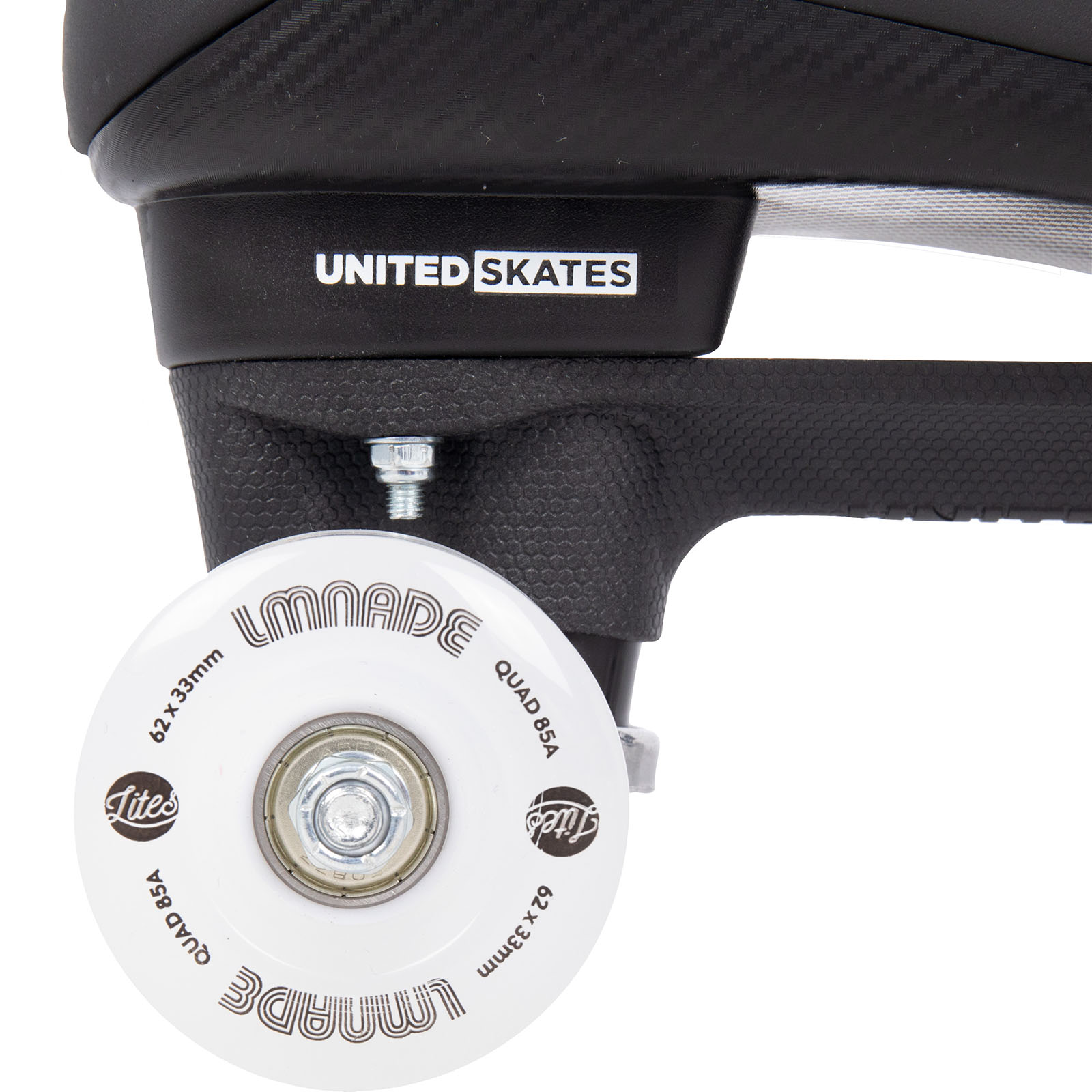 United Skates X LMNADE VX4 Elite Quad Roller Skates - White LED | SkateHut