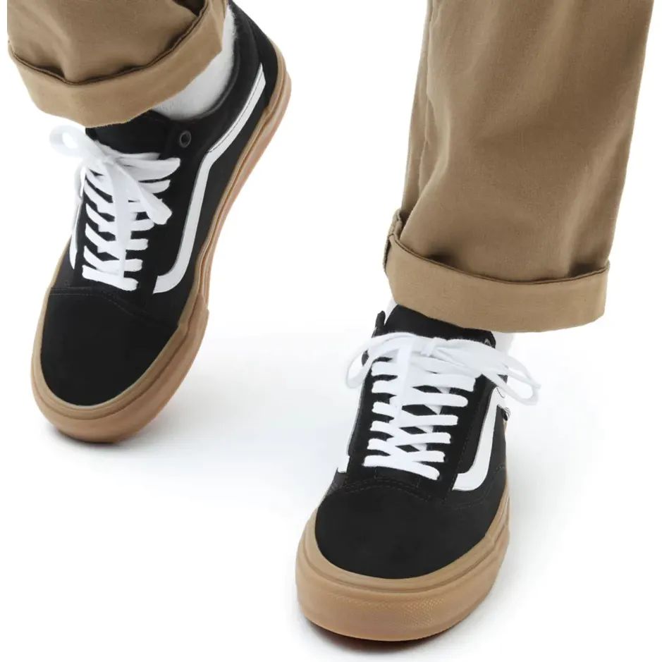 Vans Skate Old Skool Skate Shoes - Black/Gum | SkateHut