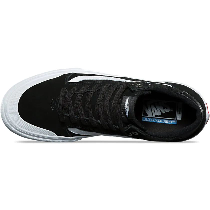 Vans Style 112 Mid Pro Skate Shoes - Black/White | SkateHut