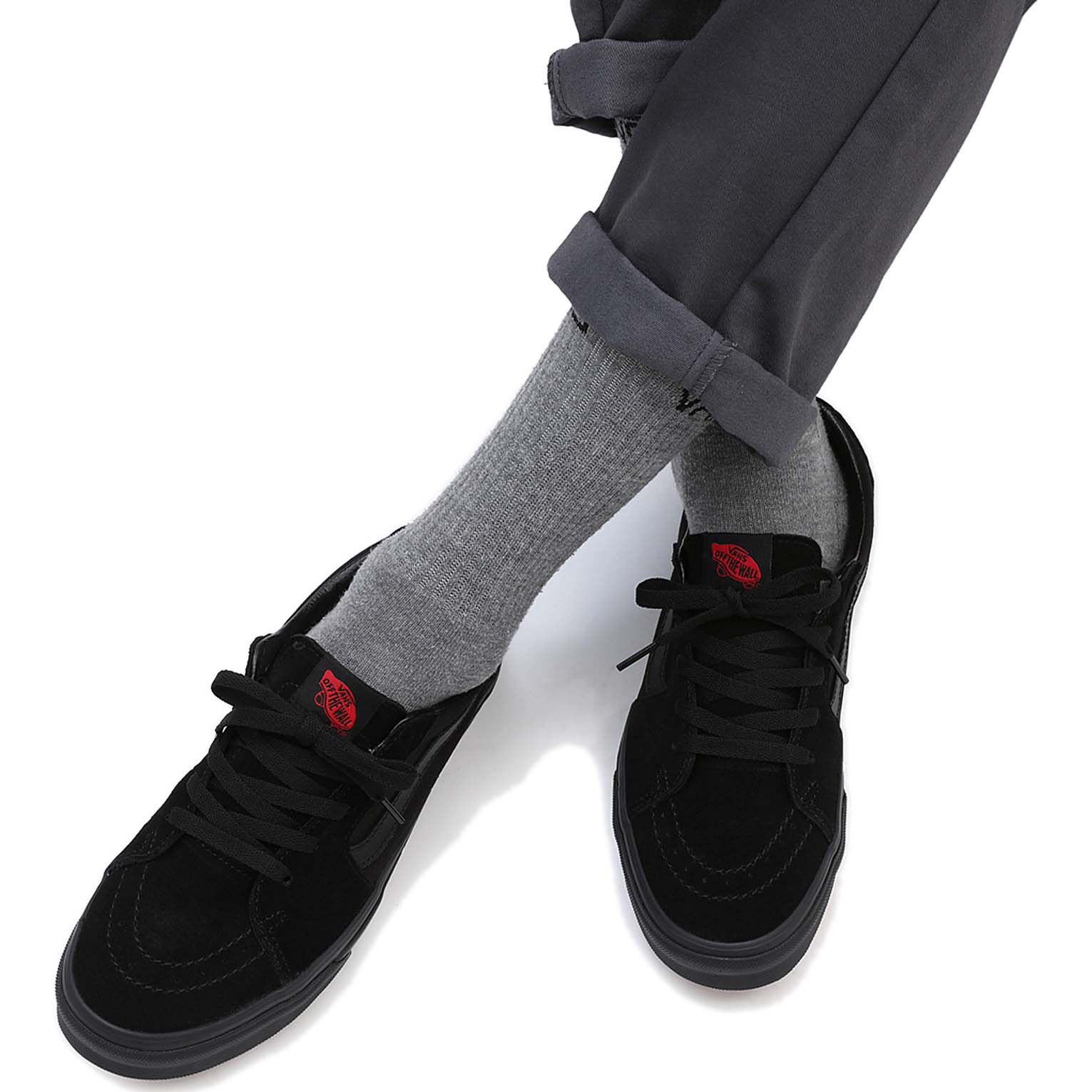 Vans Skate SK8-Low Skate Shoes - Black/Black | SkateHut