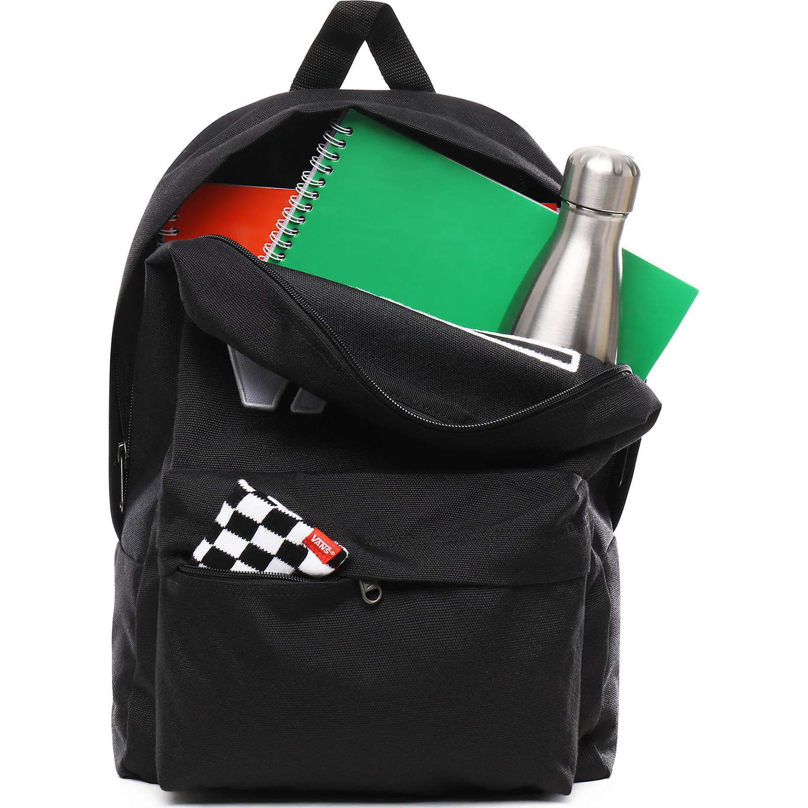 Vans New Skool 20L Backpack - Black/White | SkateHut