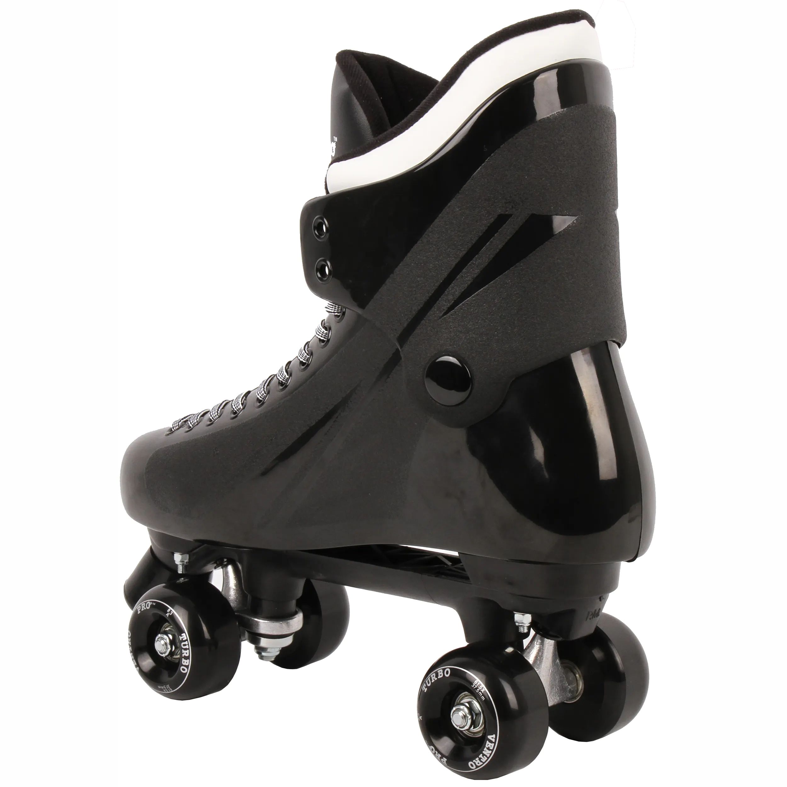 Ventro Pro Turbo Quad Roller Skates - Black/Black | SkateHut