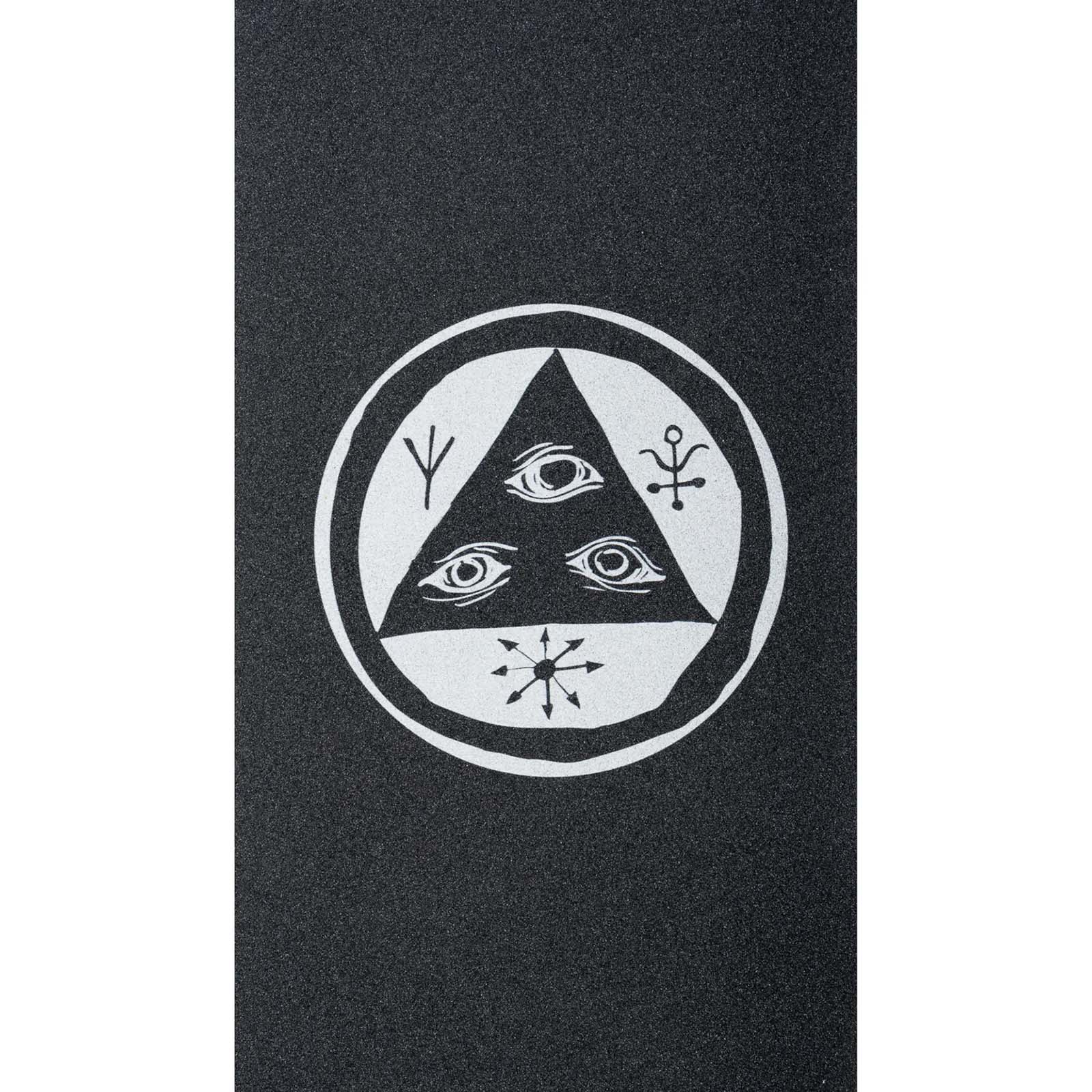 Welcome Talisman Logo Skateboard Grip Tape - Black/White | SkateHut