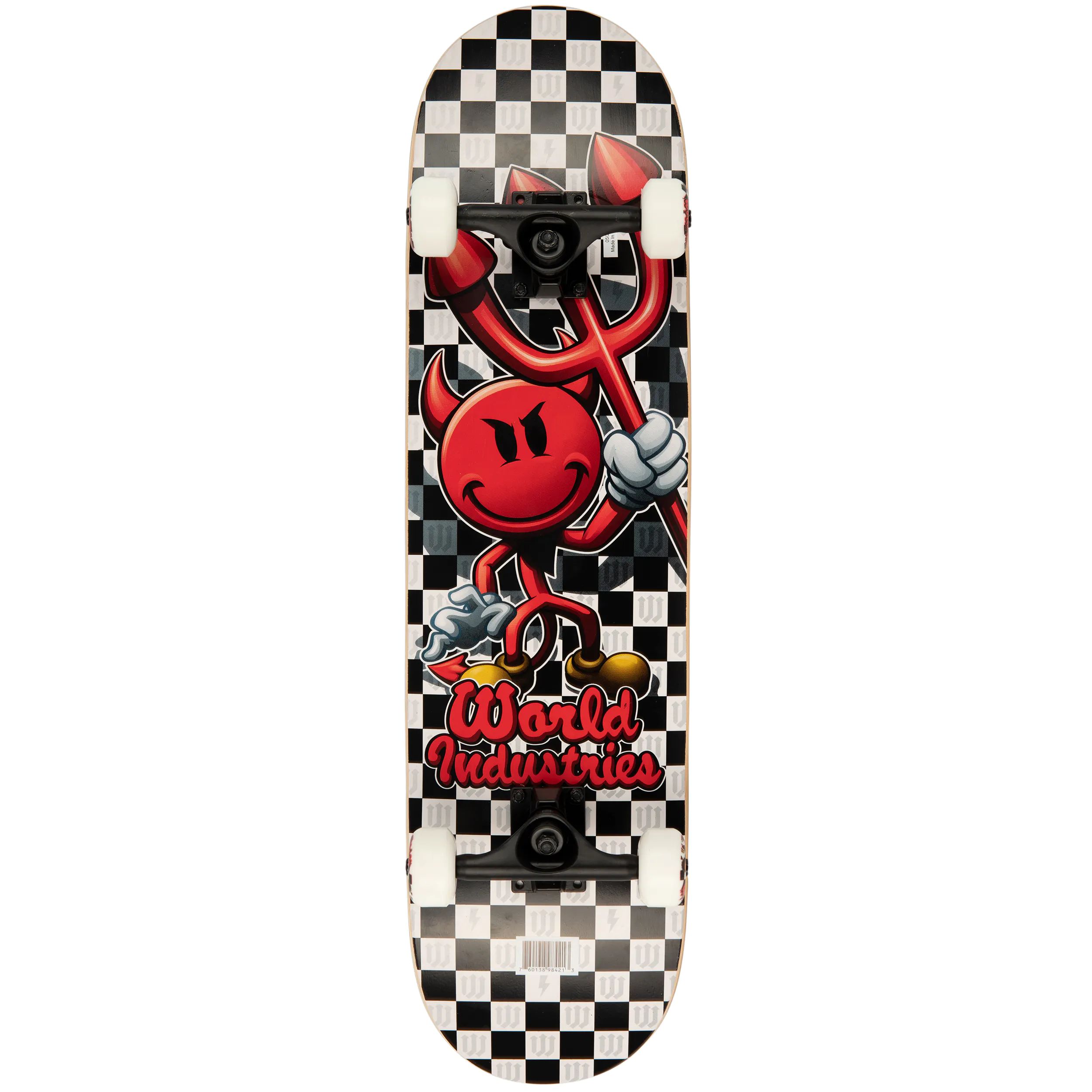 World Industries Devilman Checkers Complete Skateboard 8" | SkateHut
