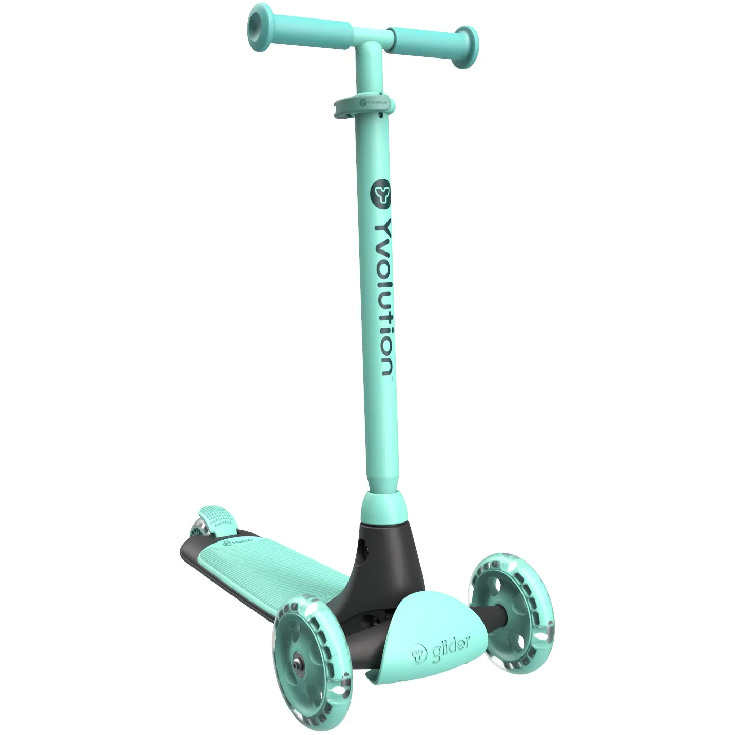 Yvolution Y Glider Kiwi Complete Scooter - Green | SkateHut