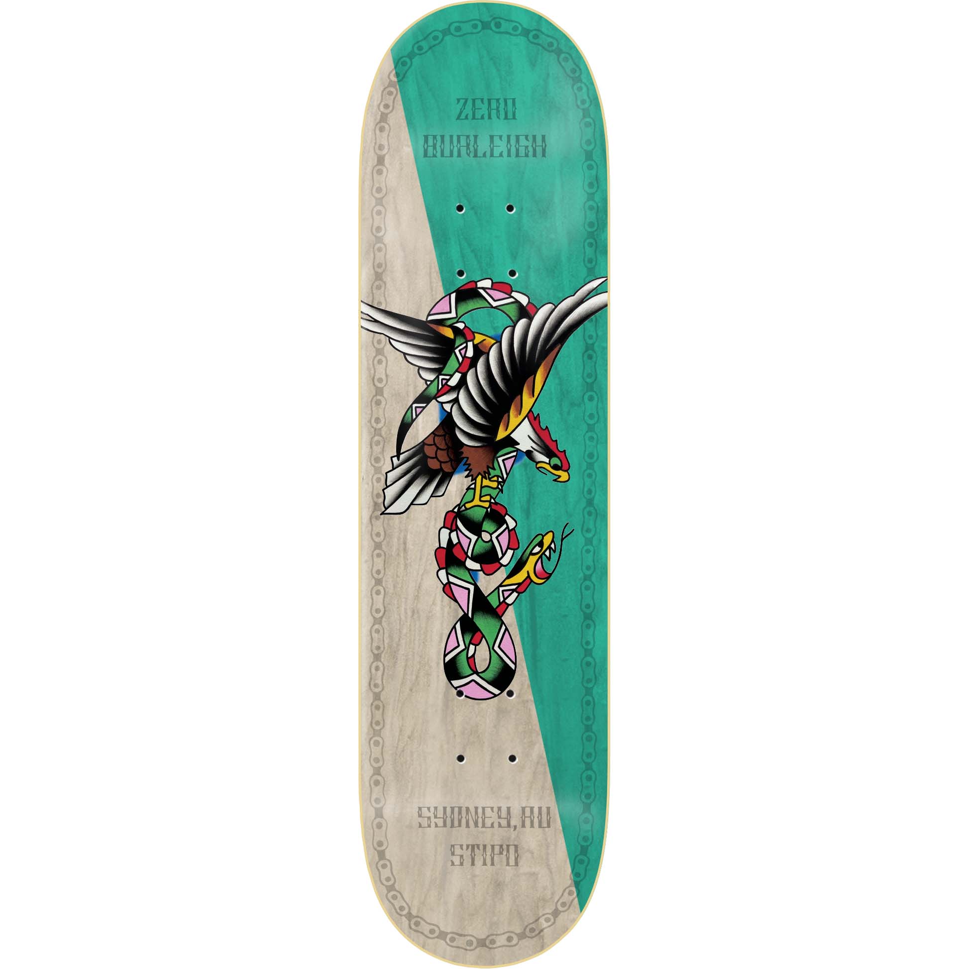 Zero Nik Stipo Skateboard Deck - Burleigh 8.5" | SkateHut