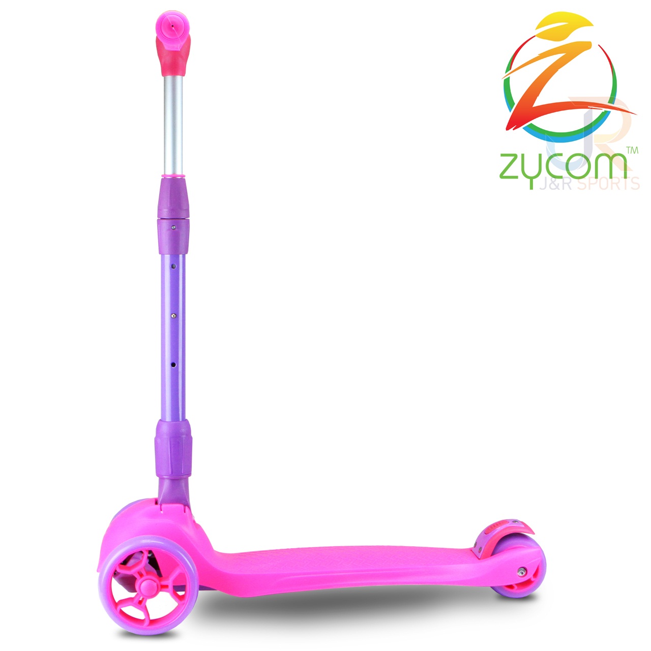 Zycom Zinger 3 Wheel Cruiser Scooter - Pink/Purple | SkateHut