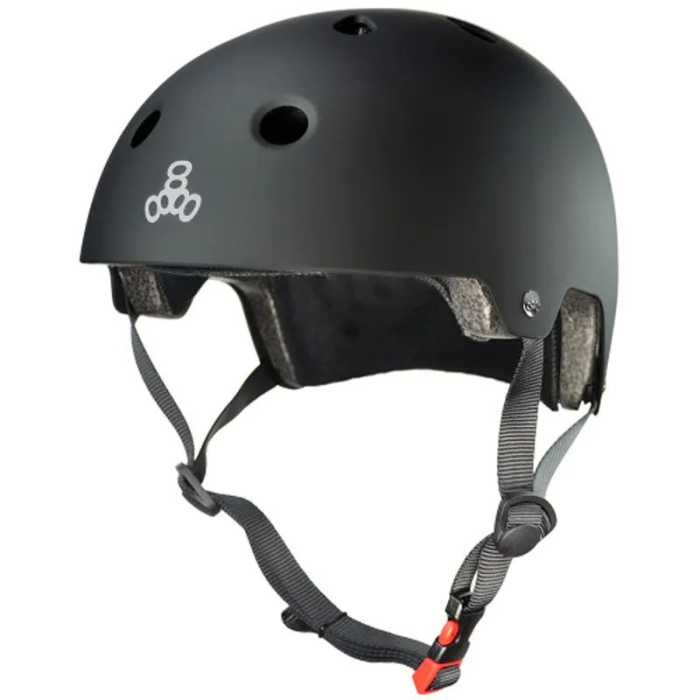 Triple 8 Dual Certified Helmet All Black | SkateHut