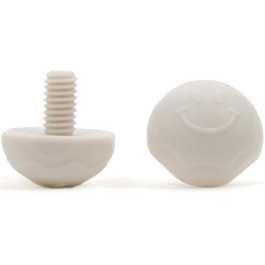 Rio Roller Jam Plugs - White 5/16" | SkateHut