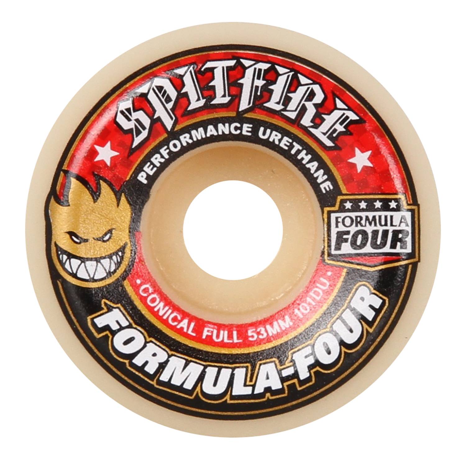 Spitfire Formula Four Conical Fulls 101D Skateboard Wheels 58mm | SkateHut