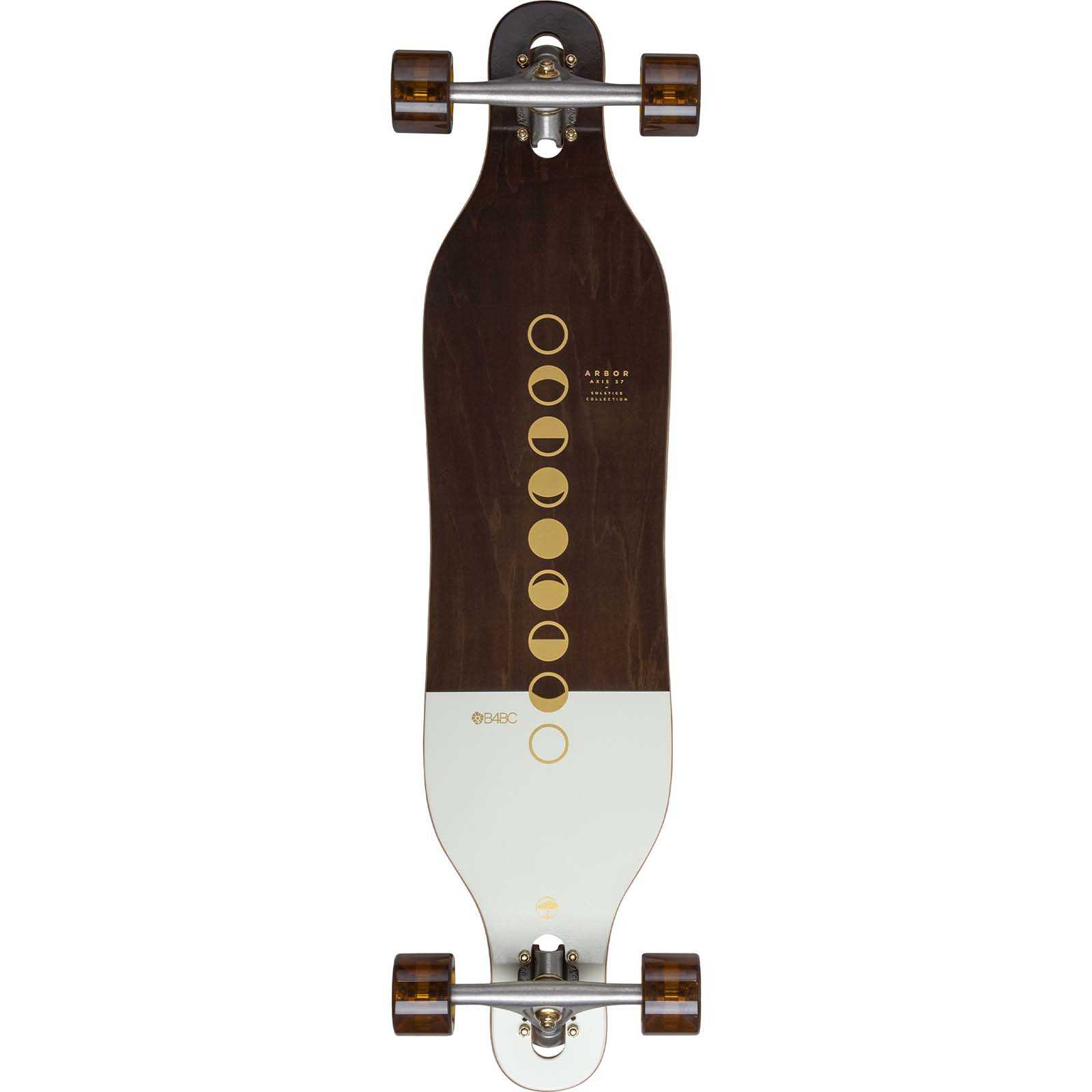 Arbor Solstice Lunar Complete Longboard - Axis 37" | SkateHut