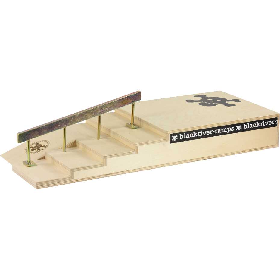 Blackriver Finger Ramp - Stairset Square Gold | SkateHut