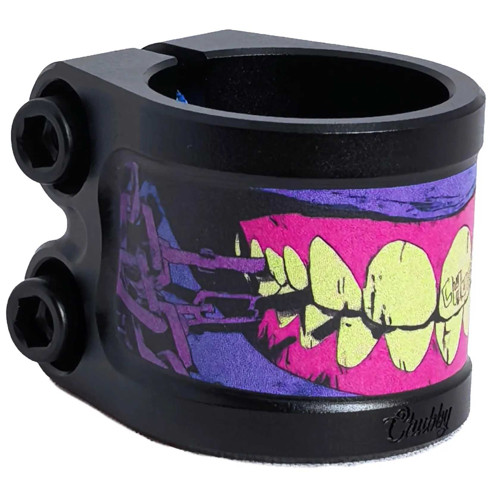 Chubby Gnasher Scooter Clamp - Black/Purple | SkateHut