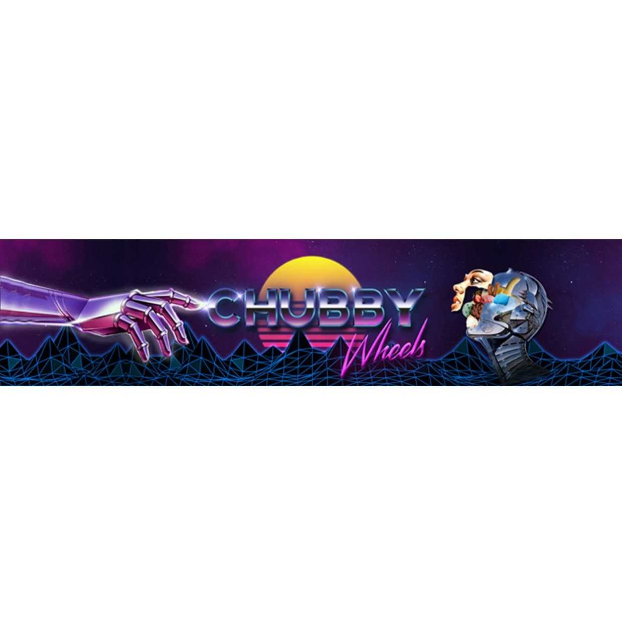 Chubby Retro Scooter Grip Tape - Purple 22" x 5" | SkateHut