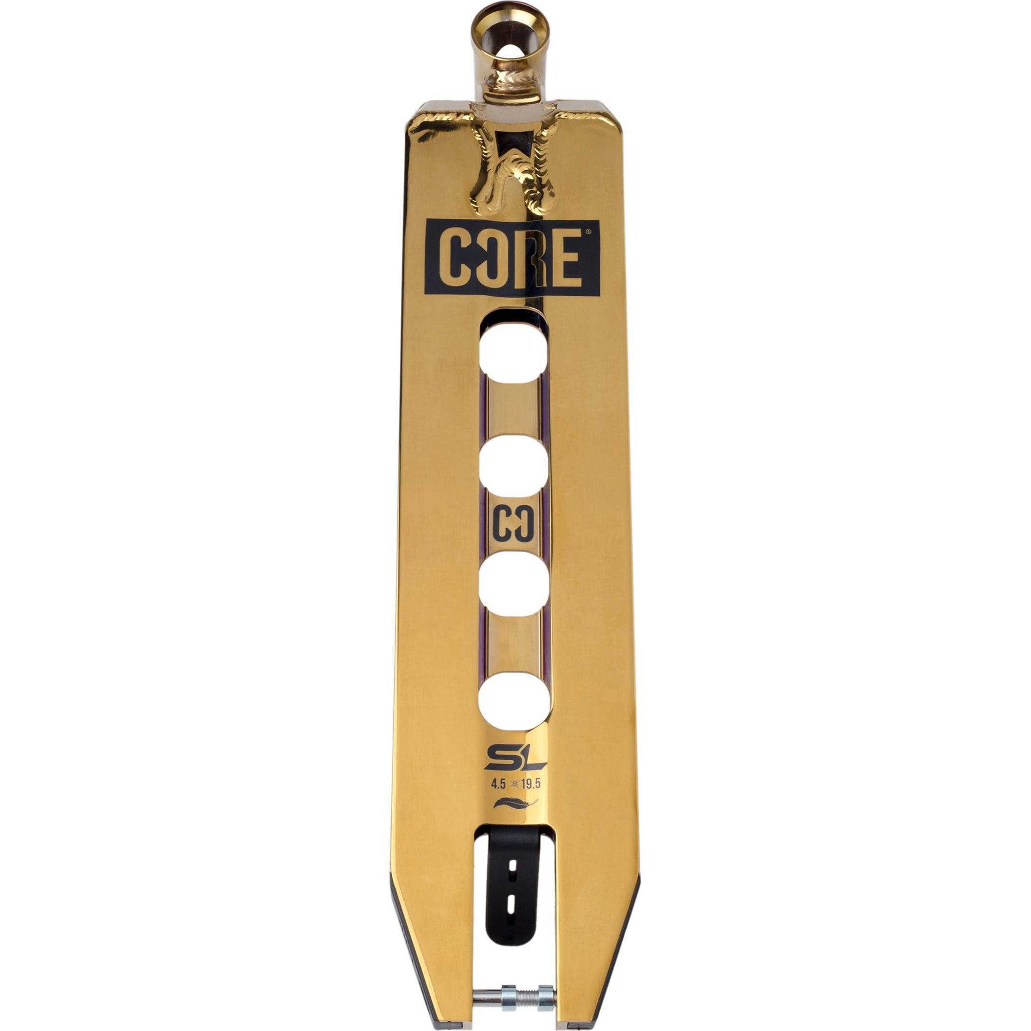 CORE SL1 (Super Light) Scooter Deck - Gold 19.5" x 4.5" | SkateHut
