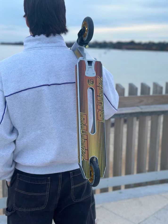 Crisp Blitz Stunt Scooter - Black/Moonlight