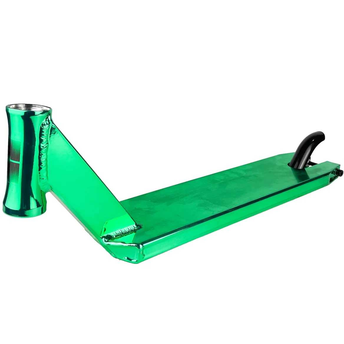 Dominator Team Edition Scooter Deck - Green Chrome 500mm x 120mm | SkateHut