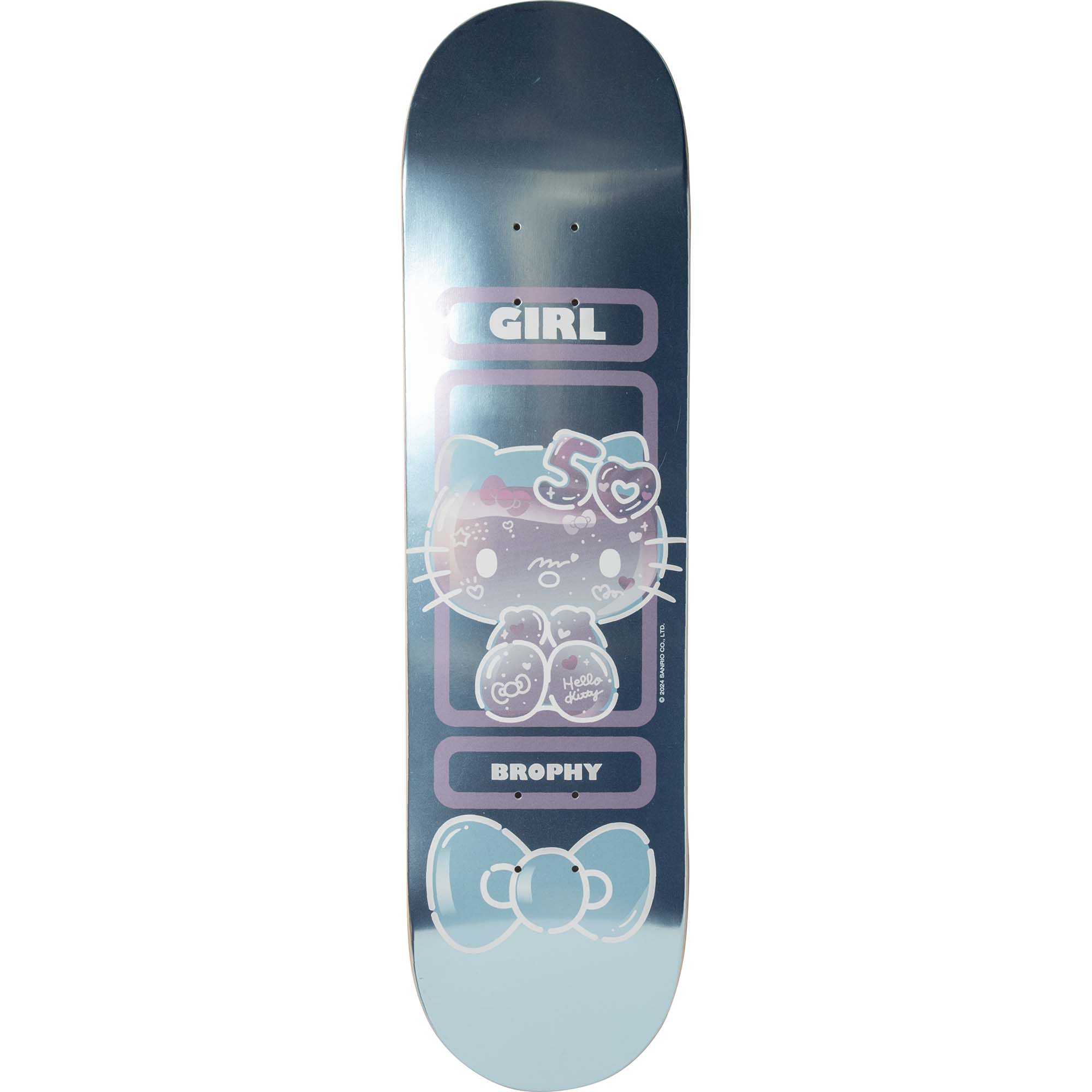 Girl x Hello Kitty 50th Anniversary Skateboard Deck - Brophy 8.6 ...