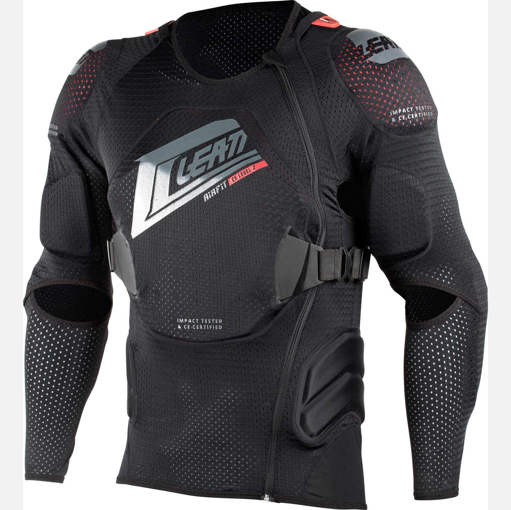 Leatt 3DF AirFit Body Protector - Black | SkateHut