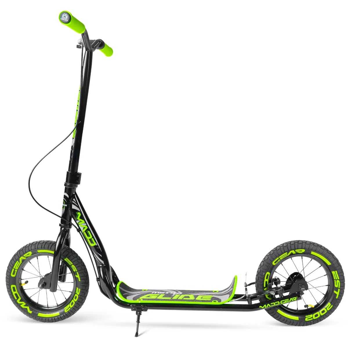Madd Gear Metro Glide 300 Scooter - Black/Green | SkateHut