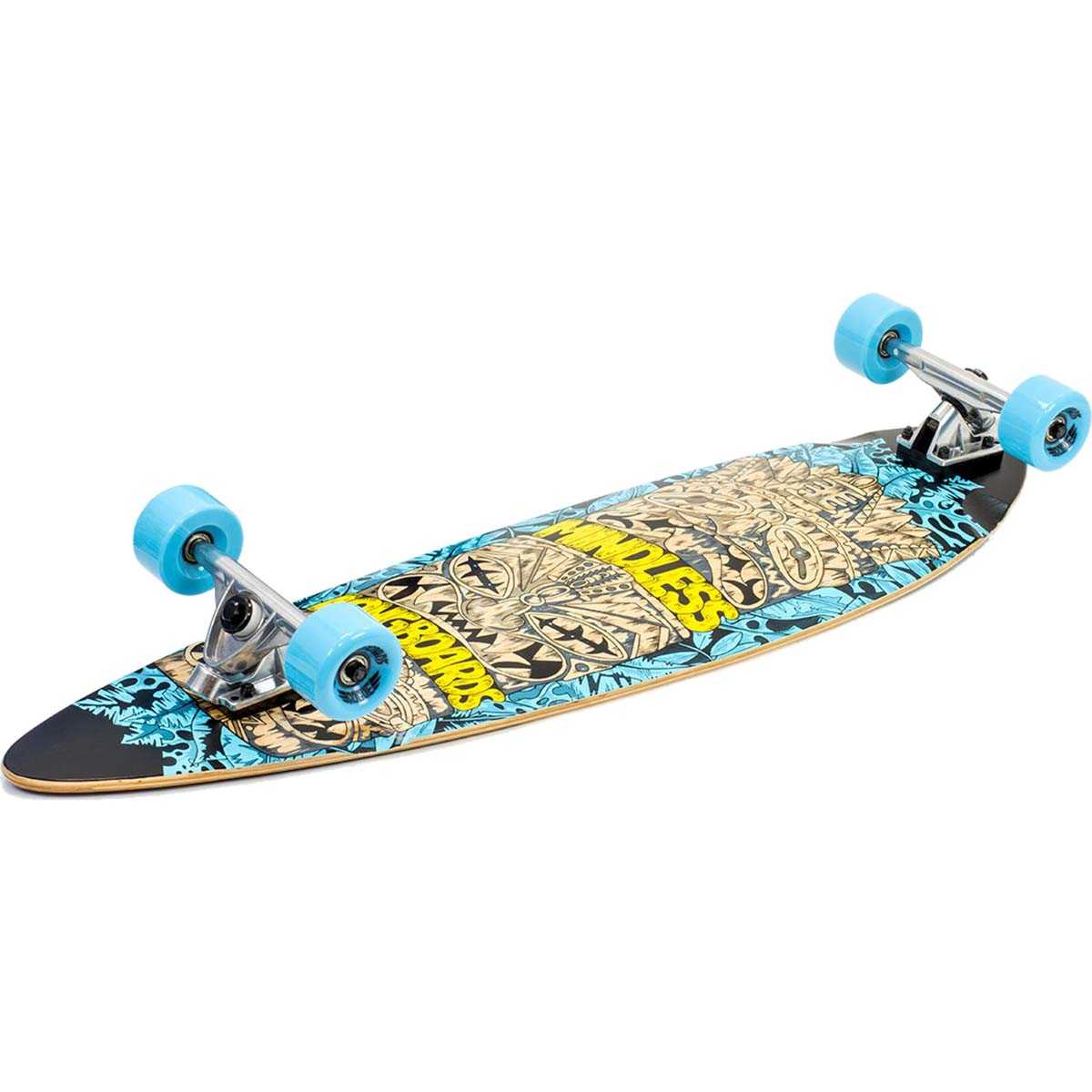 Mindless Tribal Rogue IV 38'' Complete Longboard - - Blue | SkateHut