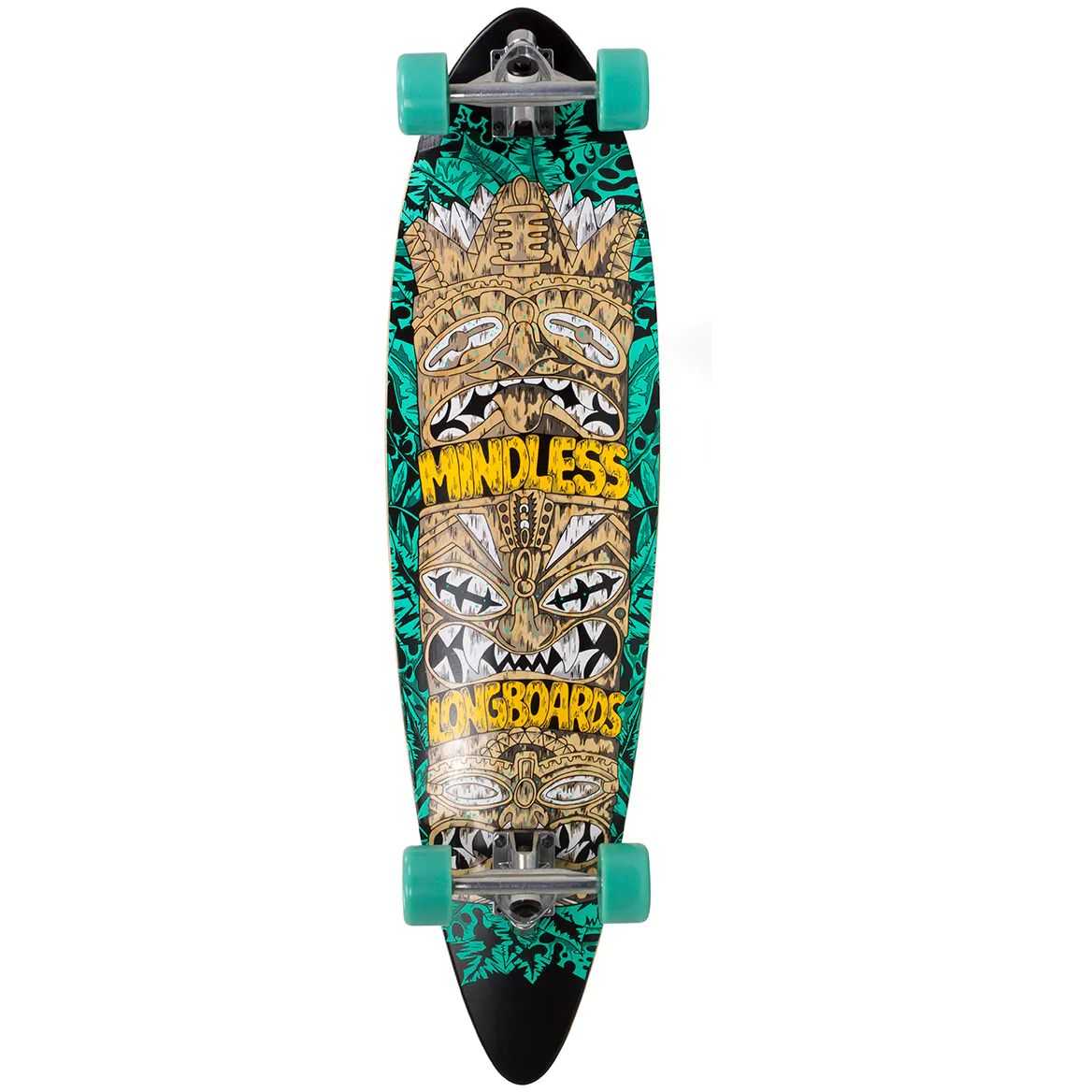 Mindless Tribal Rogue IV 38'' Complete Longboard - Green | SkateHut