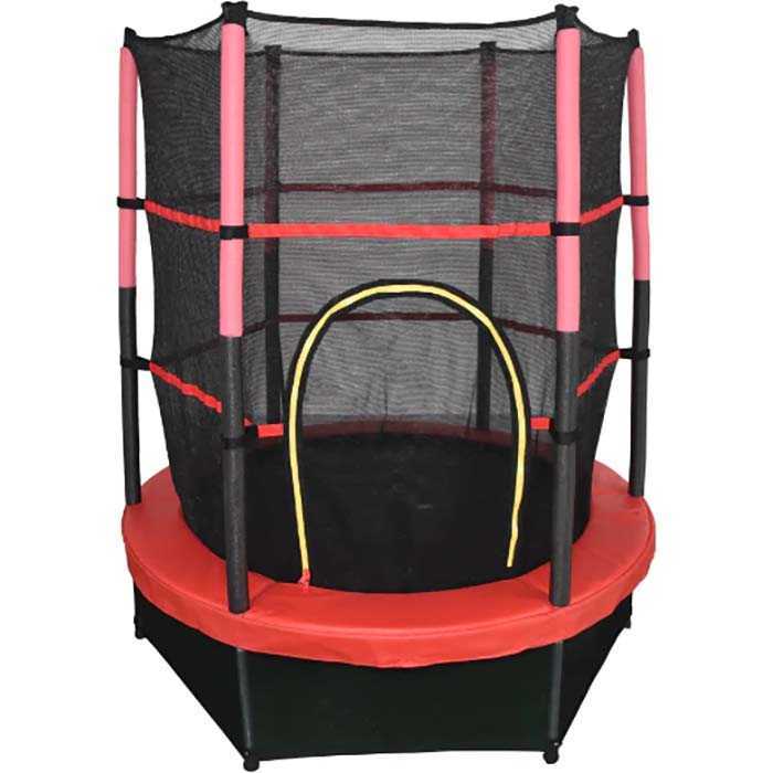 Ricco 55" Mini Fun Bouncer Trampoline - Red | SkateHut