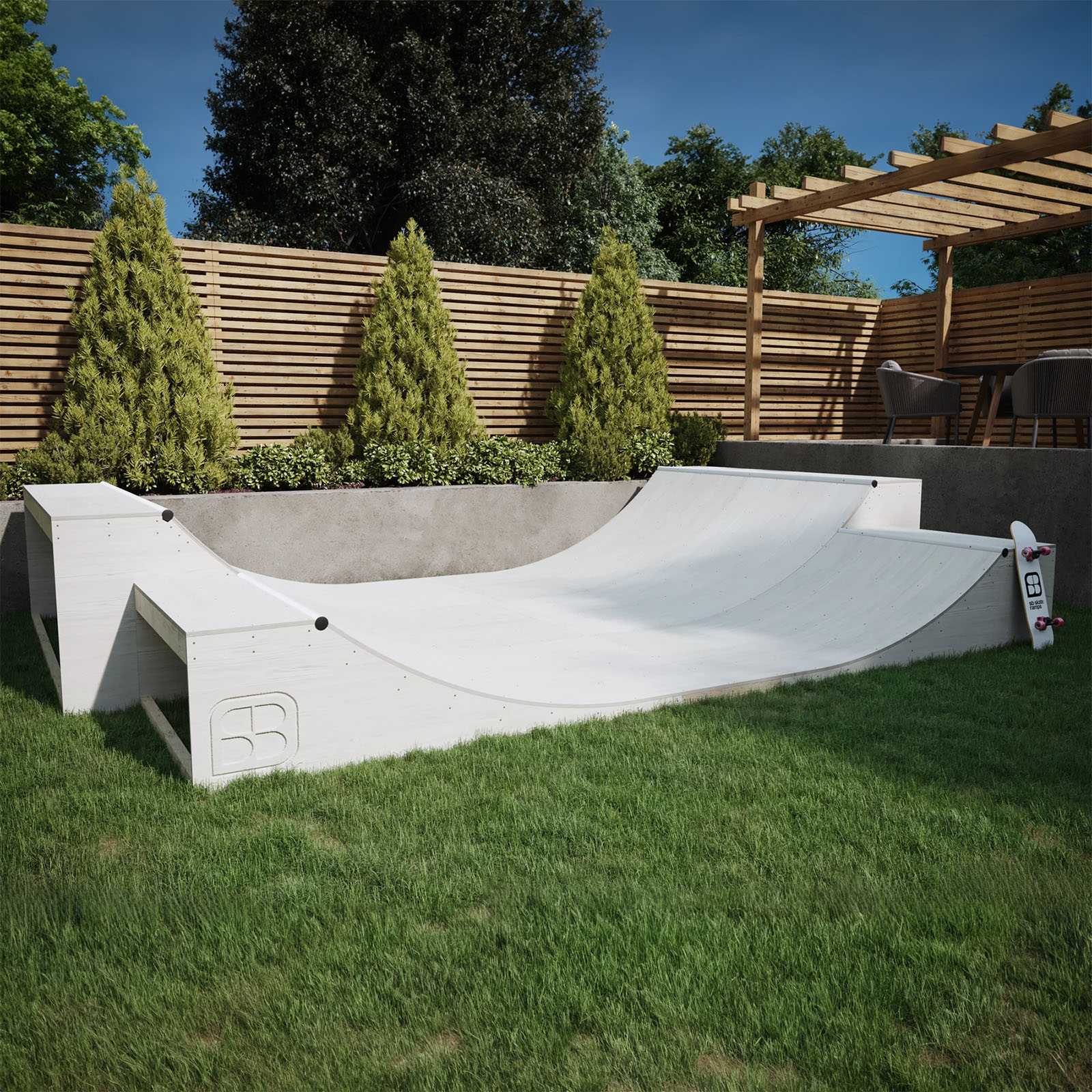 small half pipe ramp