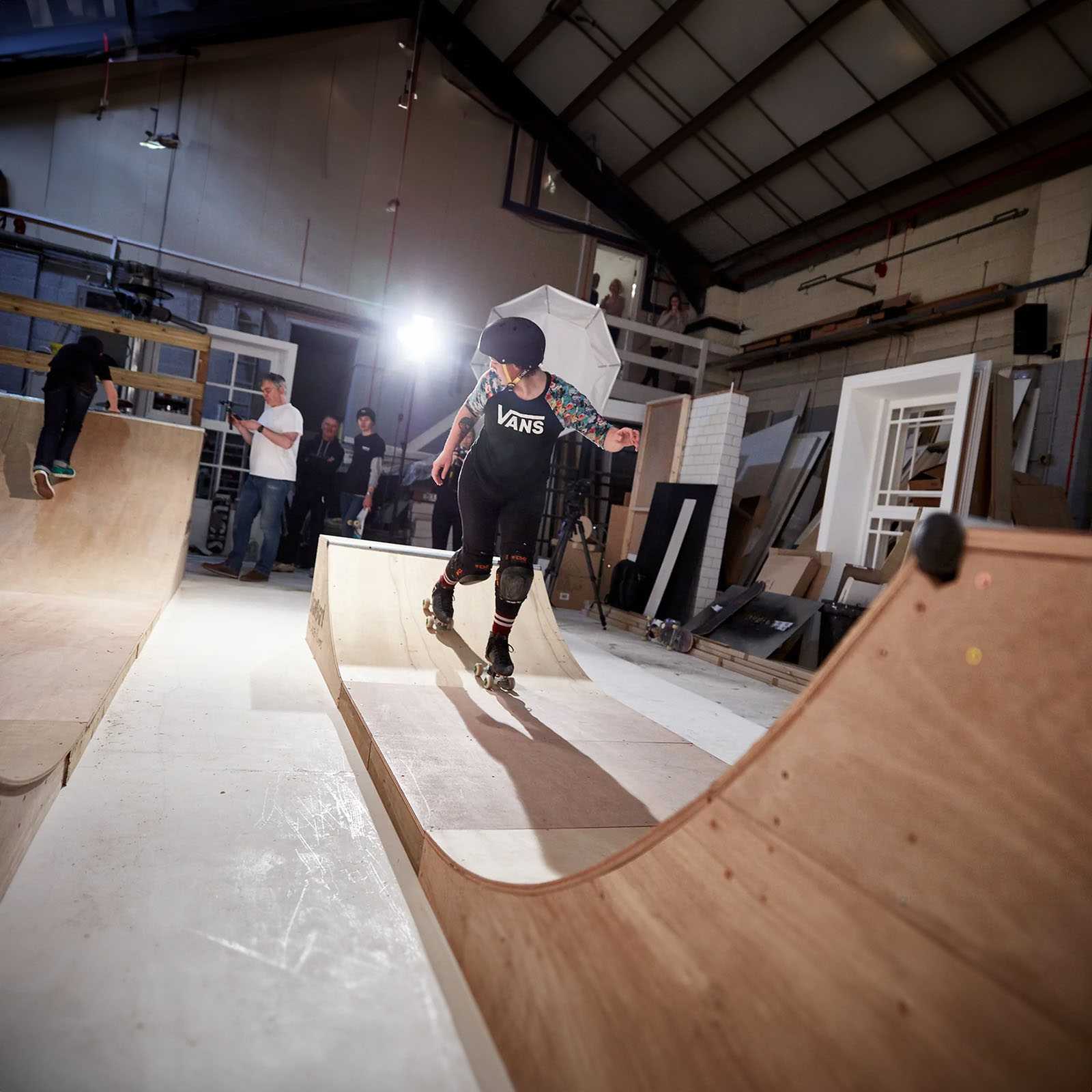 SB Skate Ramps Mini Half Pipe Ramp - 3' x 6' | SkateHut