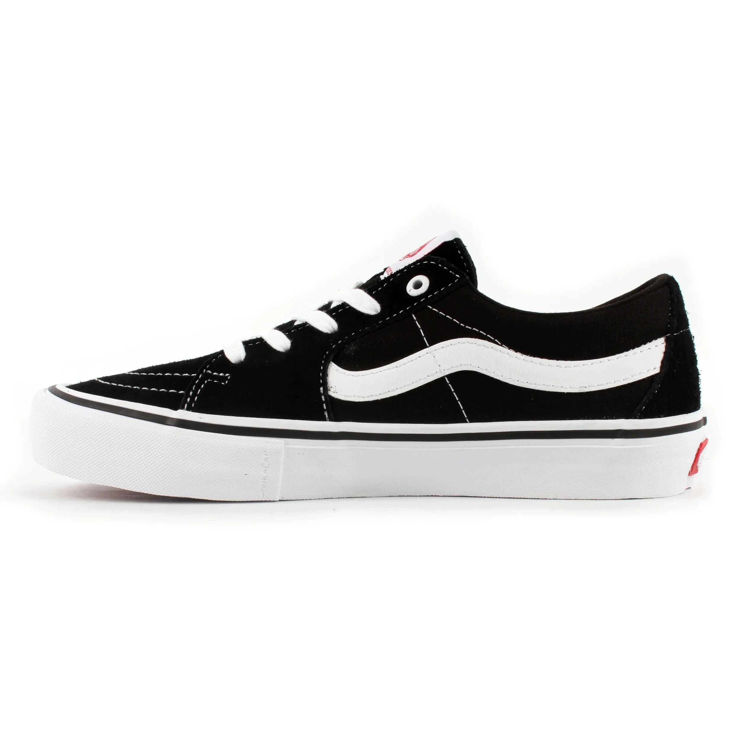 Vans Sk8-Low Pro Skate Shoes - Black/White | SkateHut