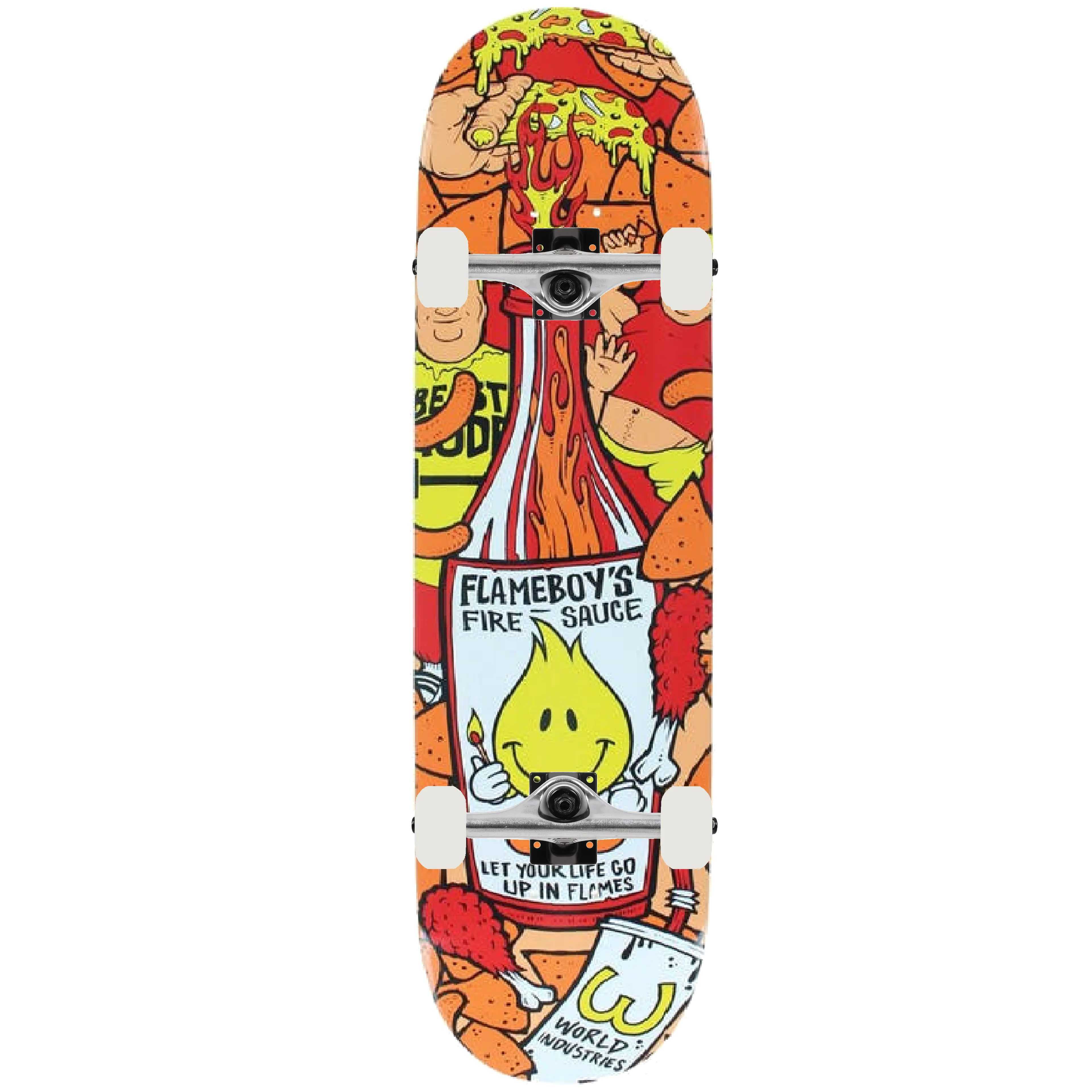 world industries flameboy deck