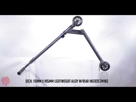 Rampage R2 Stunt Scooter - Black/Neochrome | SkateHut